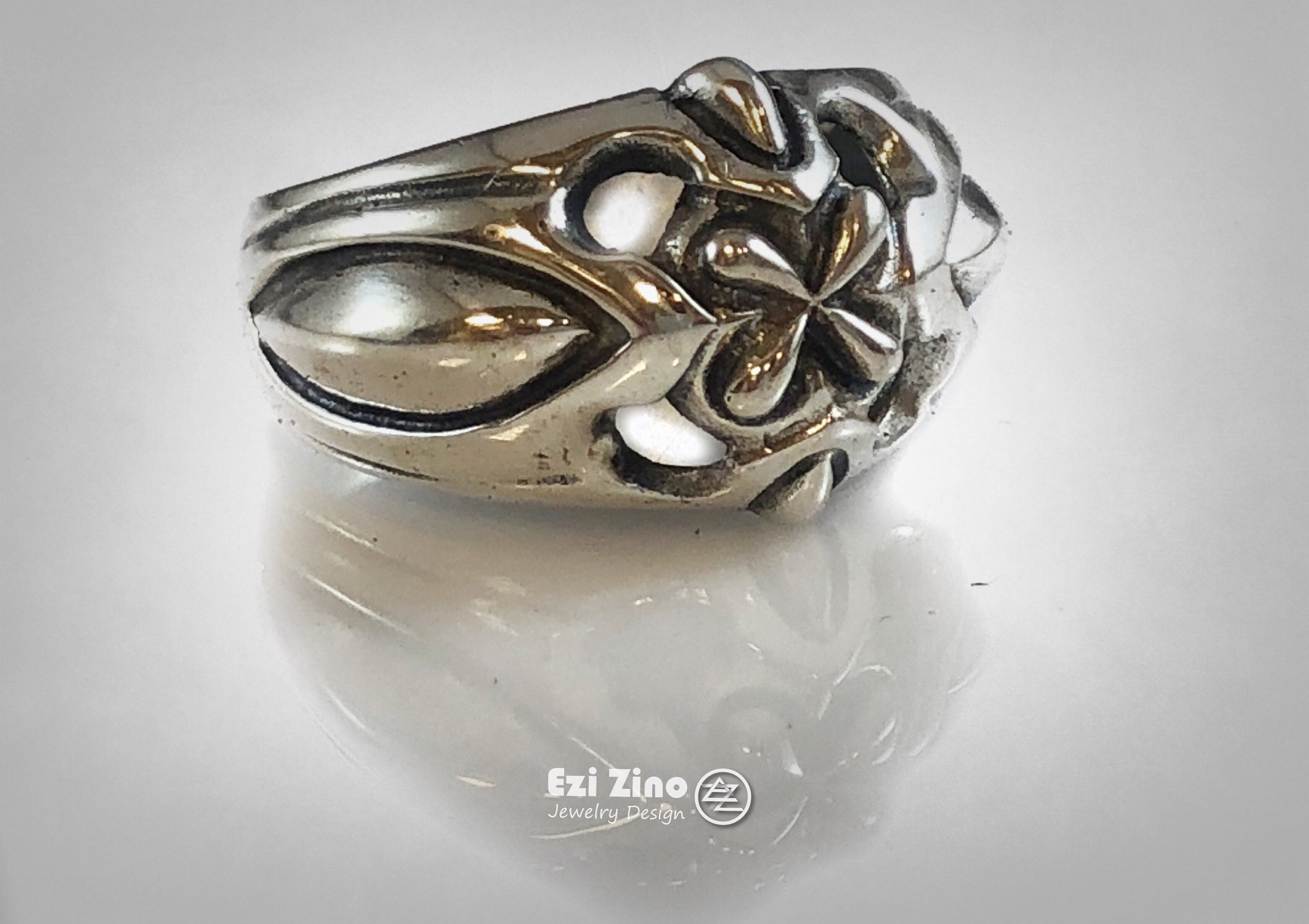 Original Ezi Zino | 4 Leaf Celtic Clover & Shield Solid Sterling Silver ...