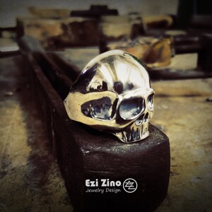 Xerxes Skull Sterling Silver 925 Ring Inspired by '300' - Etsy