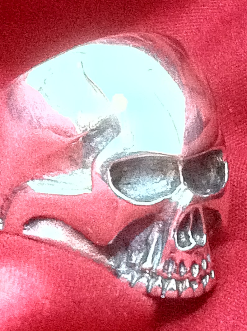 SKULL 925 Ring All Size Hell Rider Skull Ring Sterling Silver | Etsy
