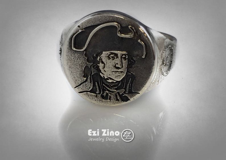 Napoléon Bonaparte Portrait Sterling Silver 925 Ring by EZI ZINO - Etsy