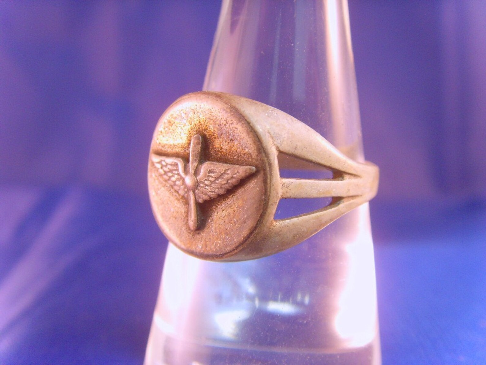 WWII Era U.S Army Air Corps Pilots Ring Sterling Silver - Etsy