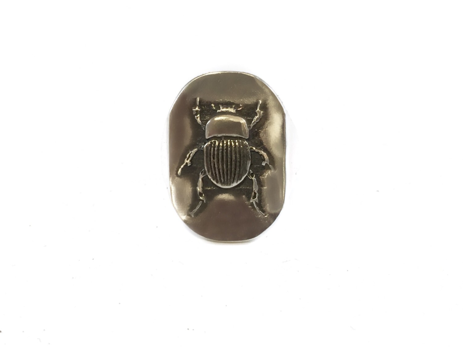 Egyptian SCARAB Beetle Dung Beetle Ring Solid Sterling Silver - Etsy UK