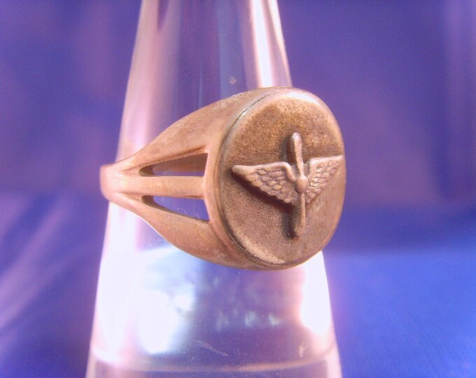 WWII Era U.S Army Air Corps Pilots Ring Sterling Silver - Etsy