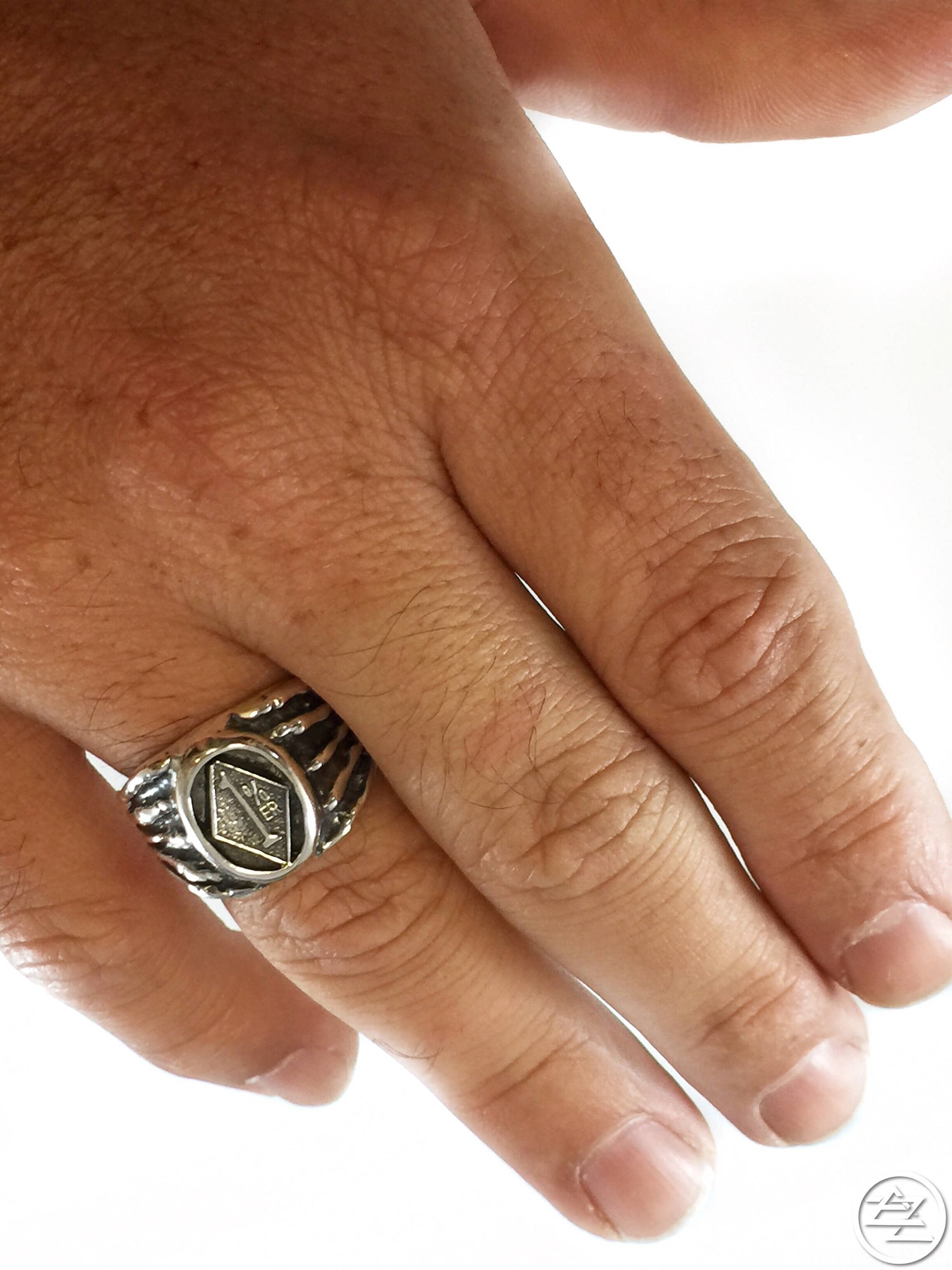 1%er OUTLAW BIKER Ring Sterling Silver 925 Ezi Zino - Etsy