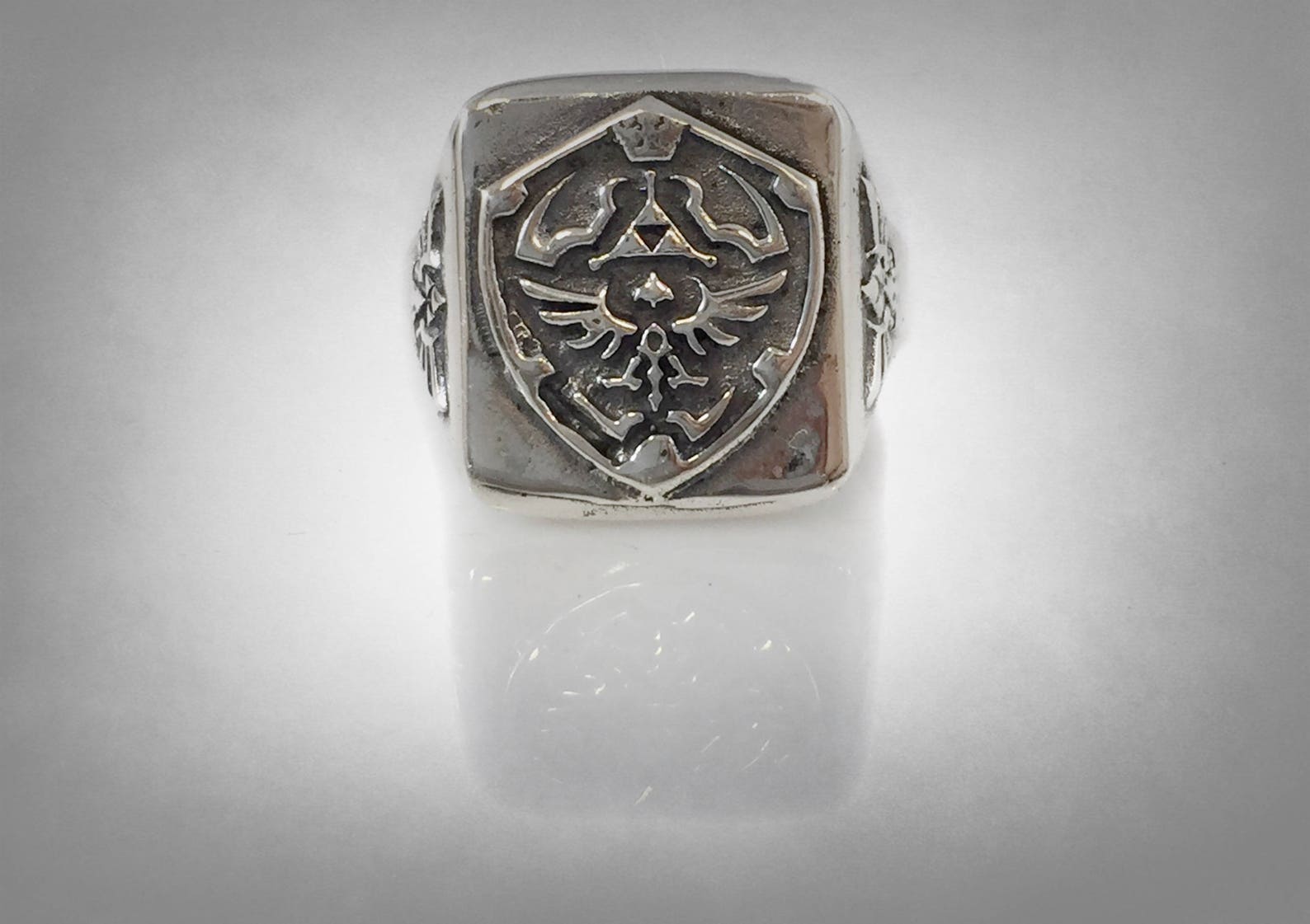 The Legend of Zelda Ring Solid Sterling Silver 925 - Etsy