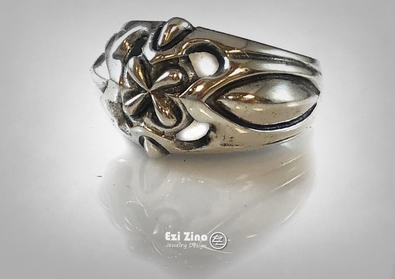 Original Ezi Zino | 4 Leaf Celtic Clover & Shield Solid Sterling Silver ...