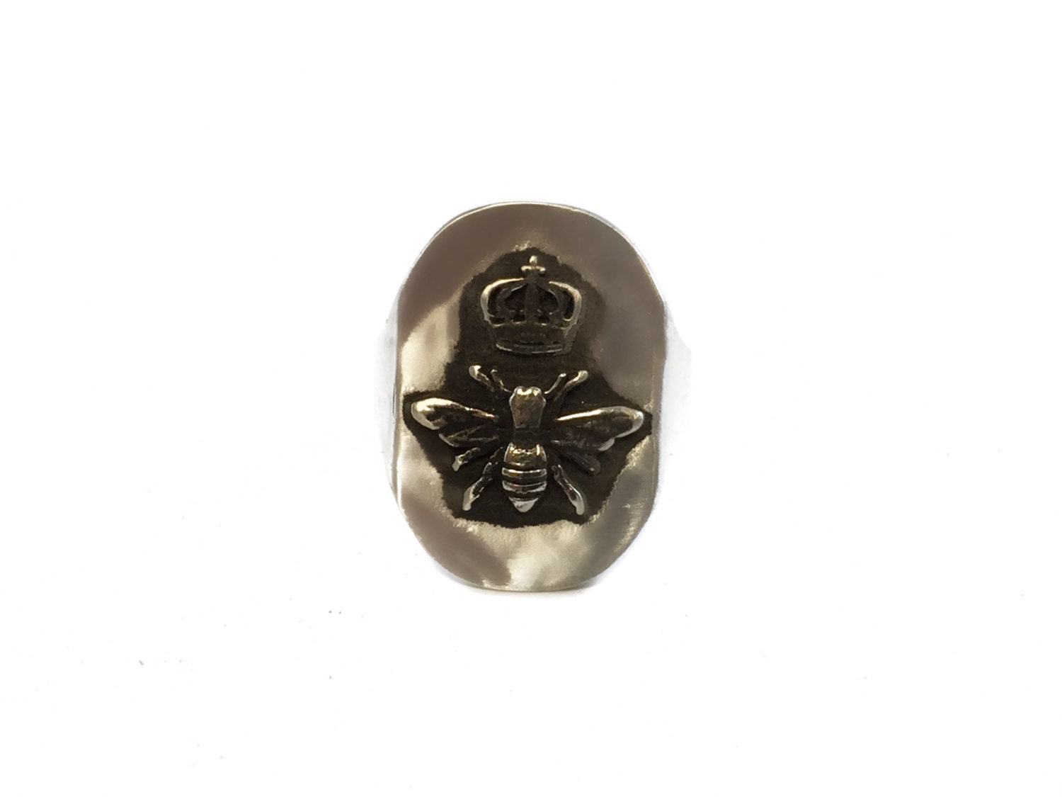 Queen Bee Western Honey Bee Ring Solid Sterling Silver 925 by Ezi Zino ...