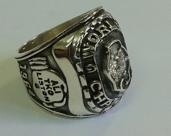 WORLD CHAMPIONSHIP Ring Boxing Rocky Marciano Belt Us Size 11solid ...