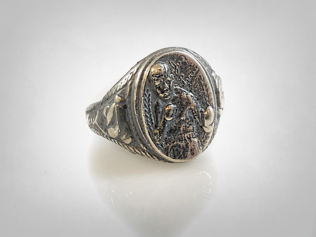 Vintage Joe Louis Boxer Boxing Champion 1937-1940 Solid Sterling Silver ...