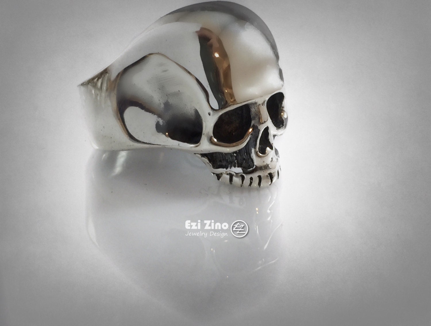 SKULL 925 Ring All Size Hell Rider Skull Ring Sterling Silver - Etsy Canada