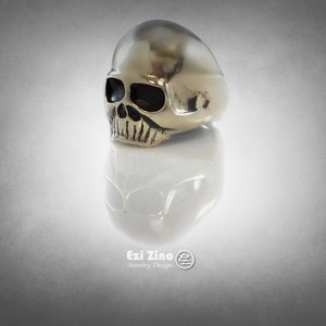 Xerxes Skull Sterling Silver 925 Ring Inspired by '300' - Etsy