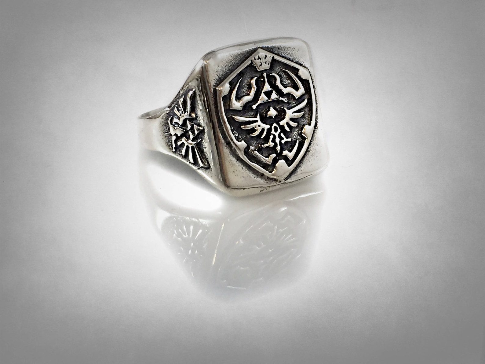 The Legend of Zelda Ring Solid Sterling Silver 925 - Etsy