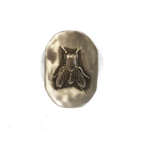Animal Insect Housefly Ring Solid Sterling Silver 925 by Ezi Zino - Etsy