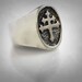 Cross of Lorraine Magnum PI Team Ring - Sterling Silver 925 - Etsy