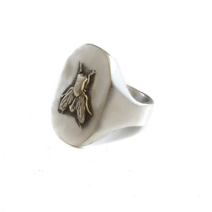 Animal Insect Housefly Ring Solid Sterling Silver 925 by Ezi Zino - Etsy