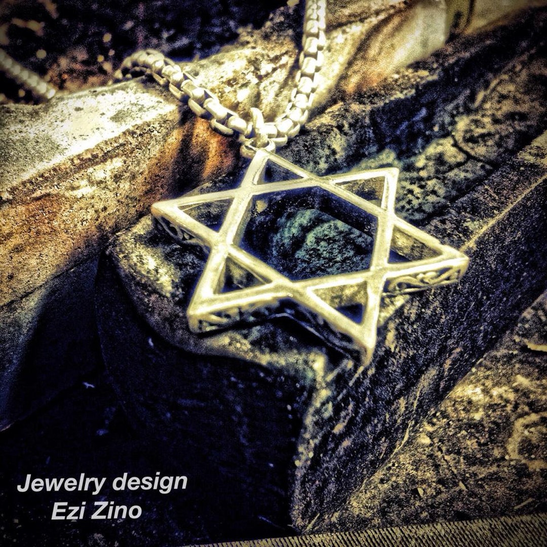 DAVID OF STAR Ezi Zino Kabala Jewish Judaic Judaical Symbol and ...