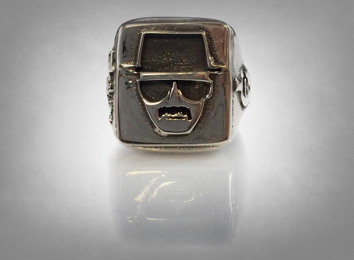 Breaking Bad HEISENBERG Portrait Ring Solid Sterling Silver 925 - Etsy