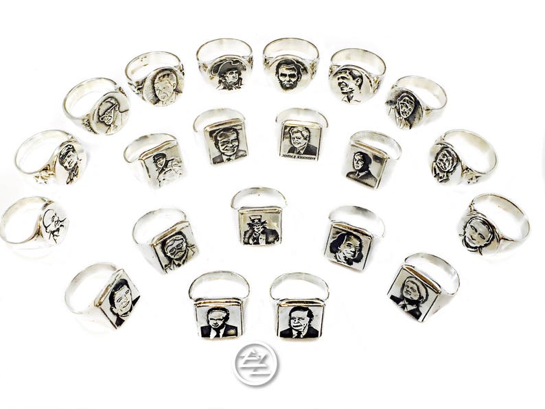 Napoléon Bonaparte Portrait Sterling Silver 925 Ring by EZI ZINO - Etsy