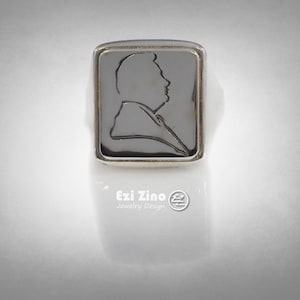 John Gotti Ny Mafia Boss Ring Solid Sterling Silver 925 by Ezi Zino - Etsy