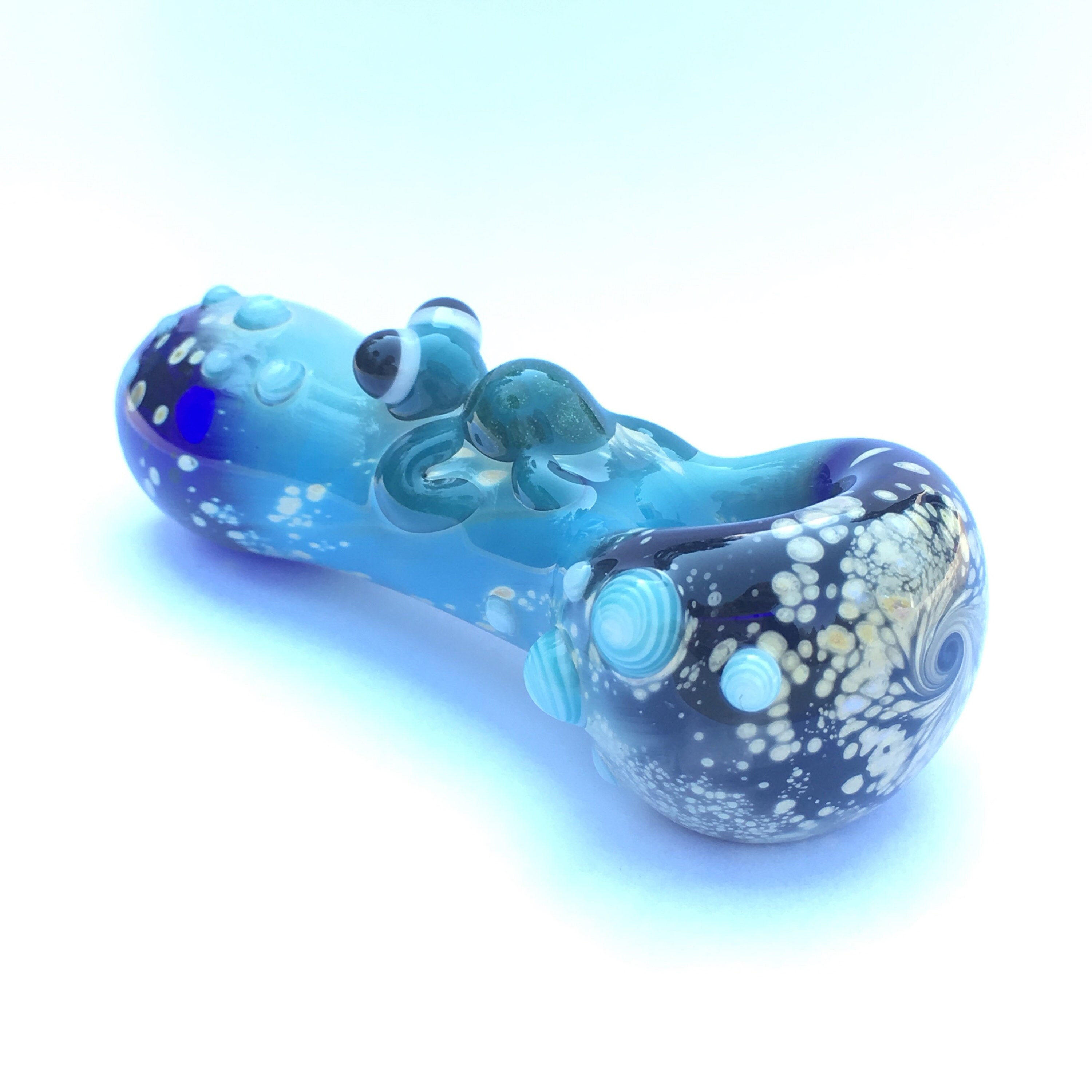 Turtle Critter Hand Blown Glass Pipe Ocean Sea Glass - Etsy