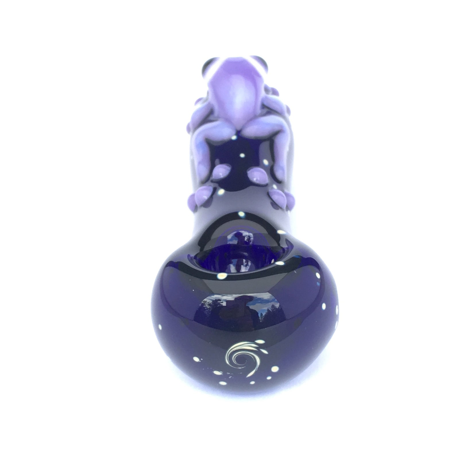 Purple Frog Hand Blown Glass Pipe - Etsy