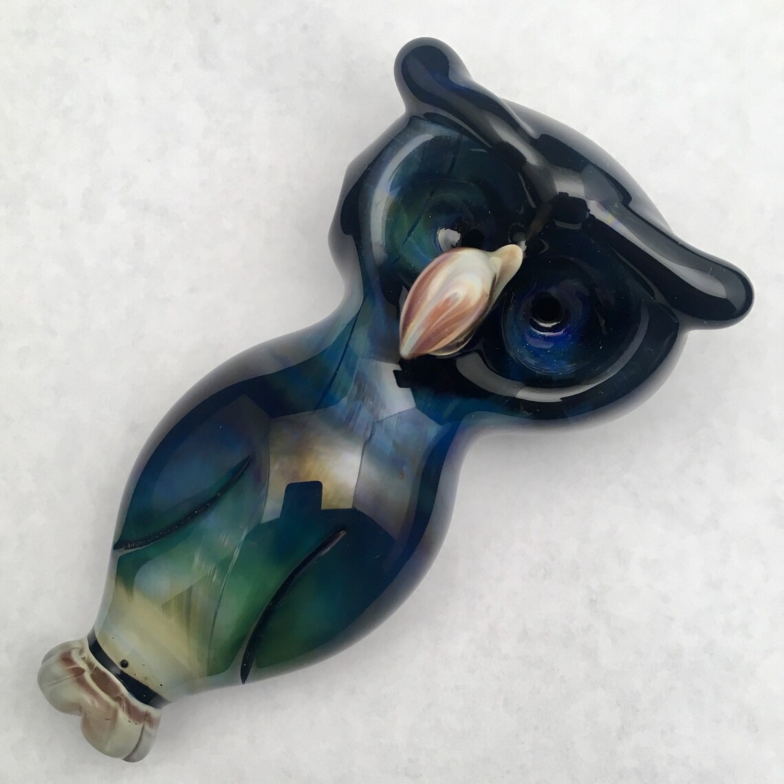 Owl Double Bowl Pipe - Etsy