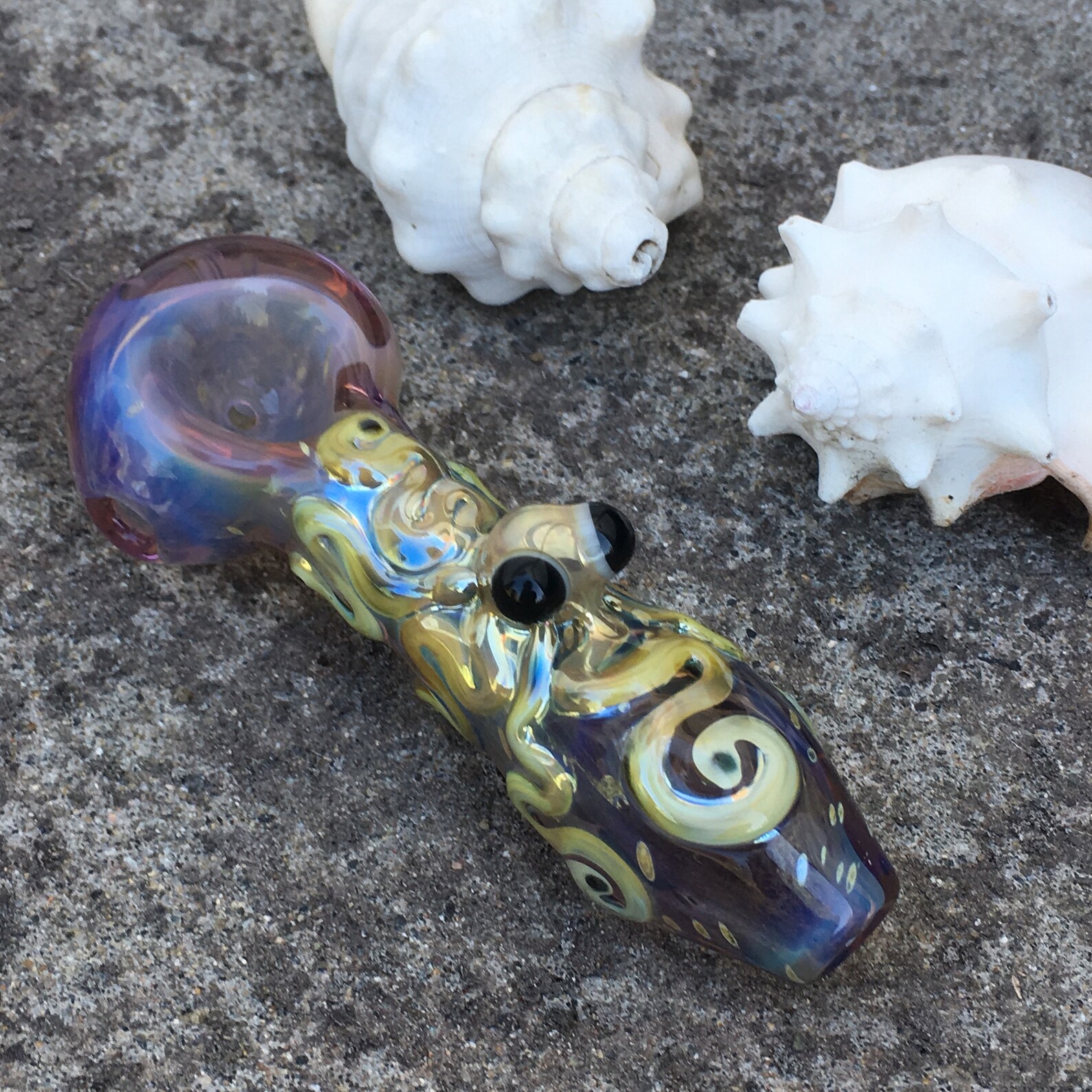 Glass Pipe Octopus Pipe Color Changing Hand Blown | Etsy