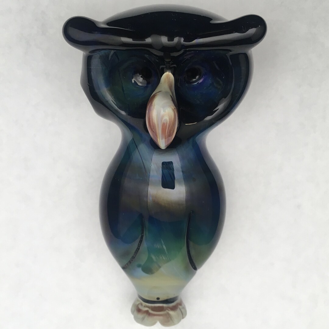Owl Double Bowl Pipe - Etsy