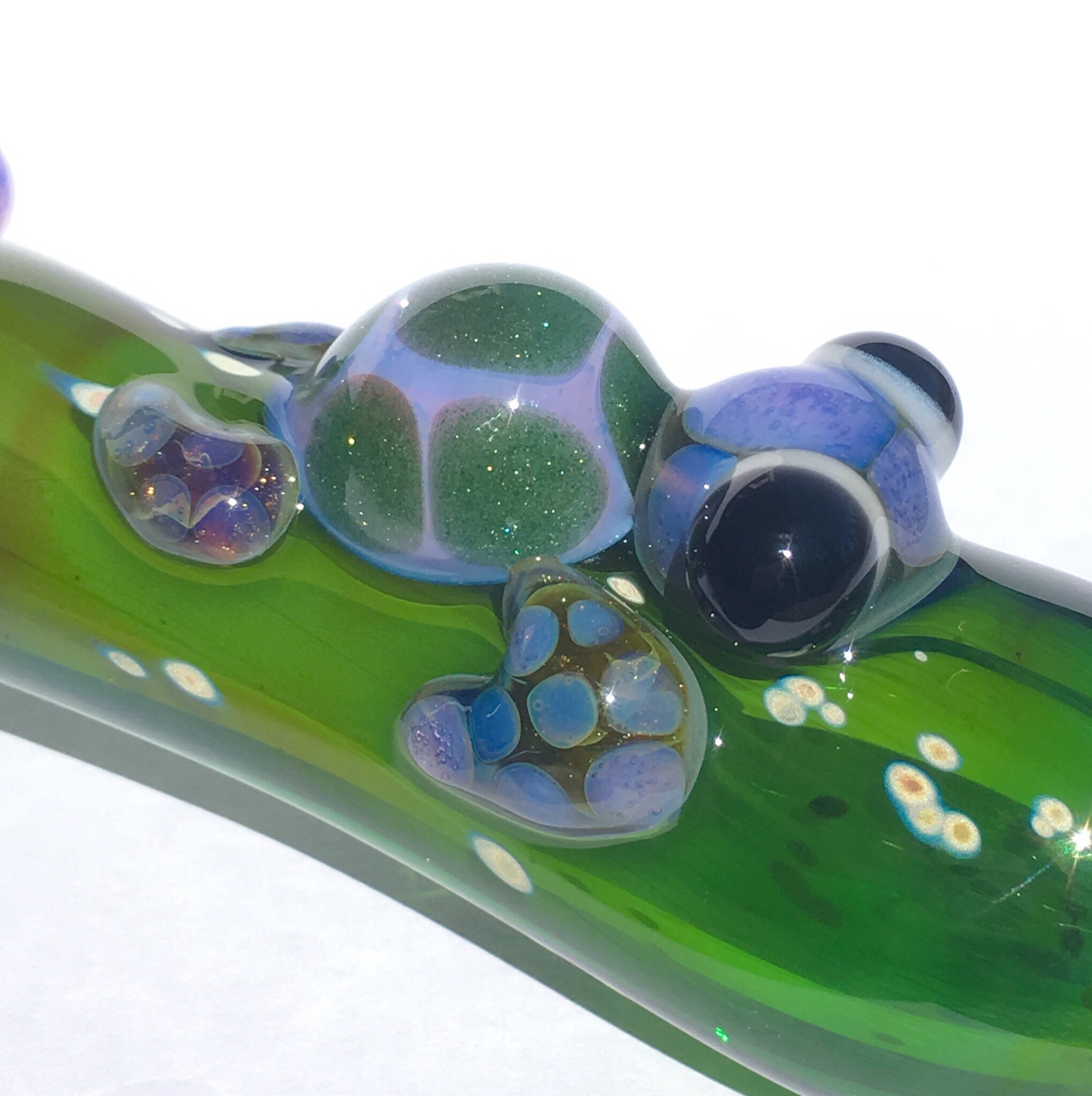 Turtle Critter Glass Pipe Ocean Sea Glass Turtles - Etsy