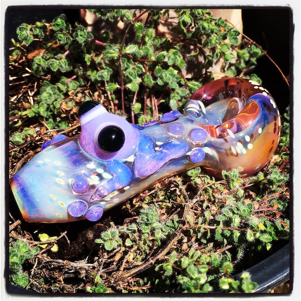 Purple Glass Pipe - Etsy
