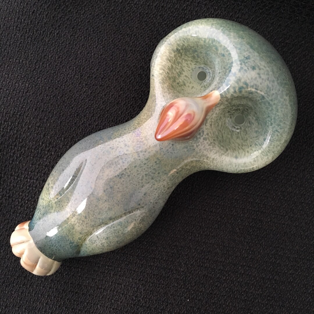 Owl Double Bowl Pipe - Etsy