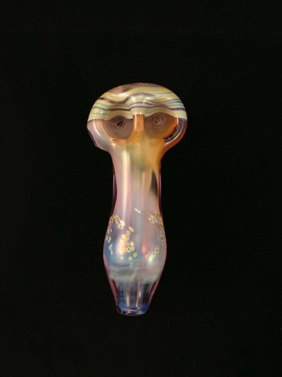 Purple Color Changing Double Bowl Pipe - Etsy