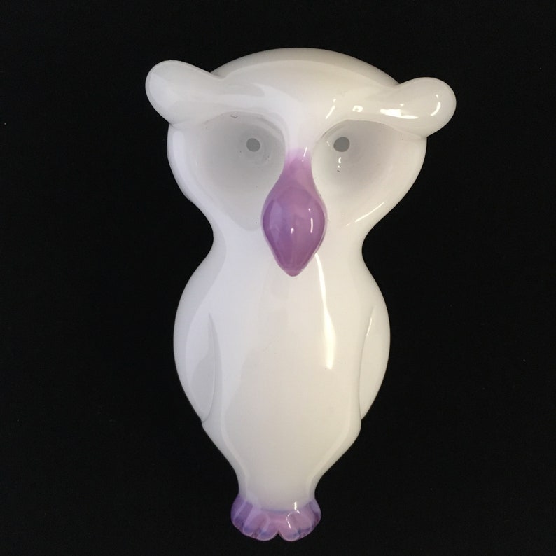 Boglass Owl Double Bowl Pipe | Etsy