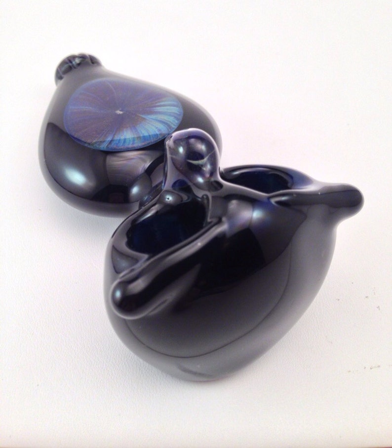 Sparkly Double Bowl Owl Pipe | Etsy