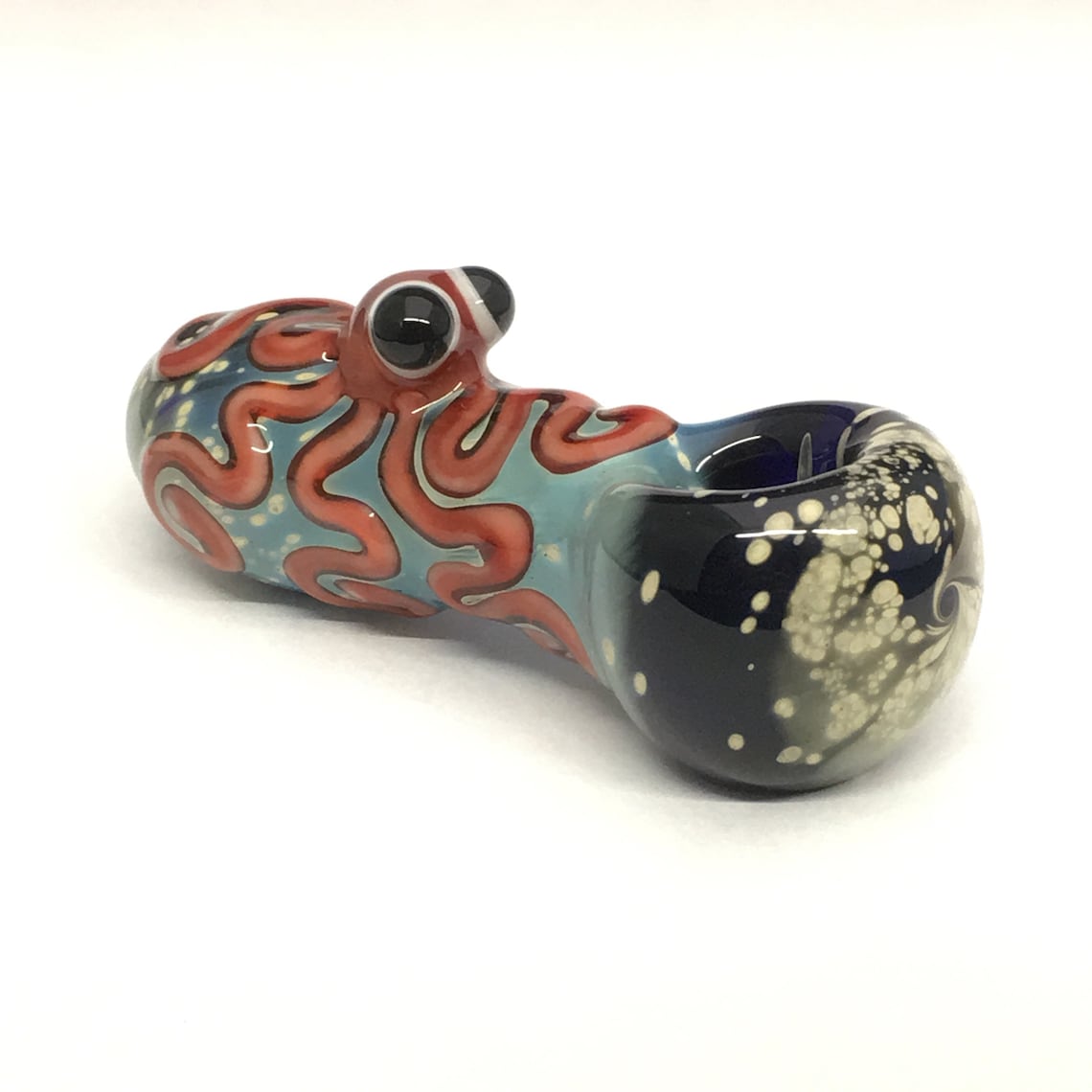 Red Octopus Critter Hand Blown Glass Pipe - Etsy
