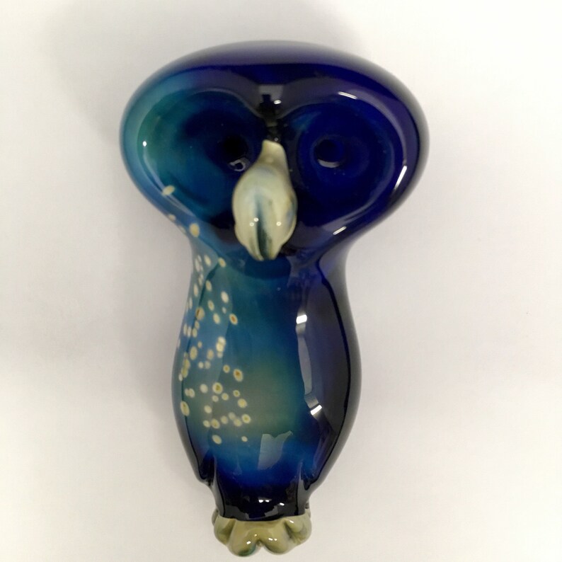 Spacey Owl Double Bowl Pipe - Etsy