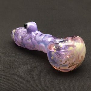 Purple Octopus Hand Blown Glass Critter Pipe - Etsy
