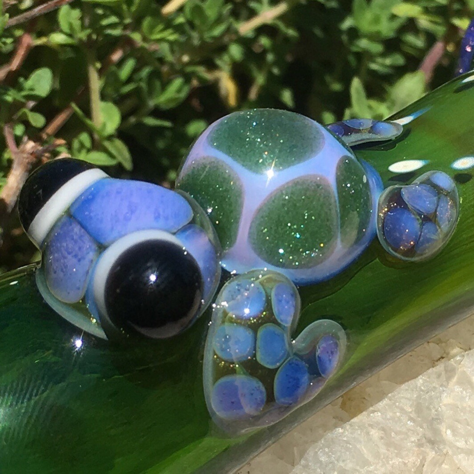 Turtle Critter Glass Pipe Ocean Sea Glass Turtles - Etsy