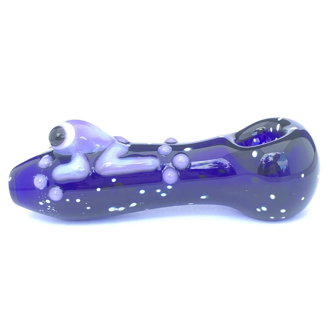 Purple Frog Hand Blown Glass Pipe - Etsy