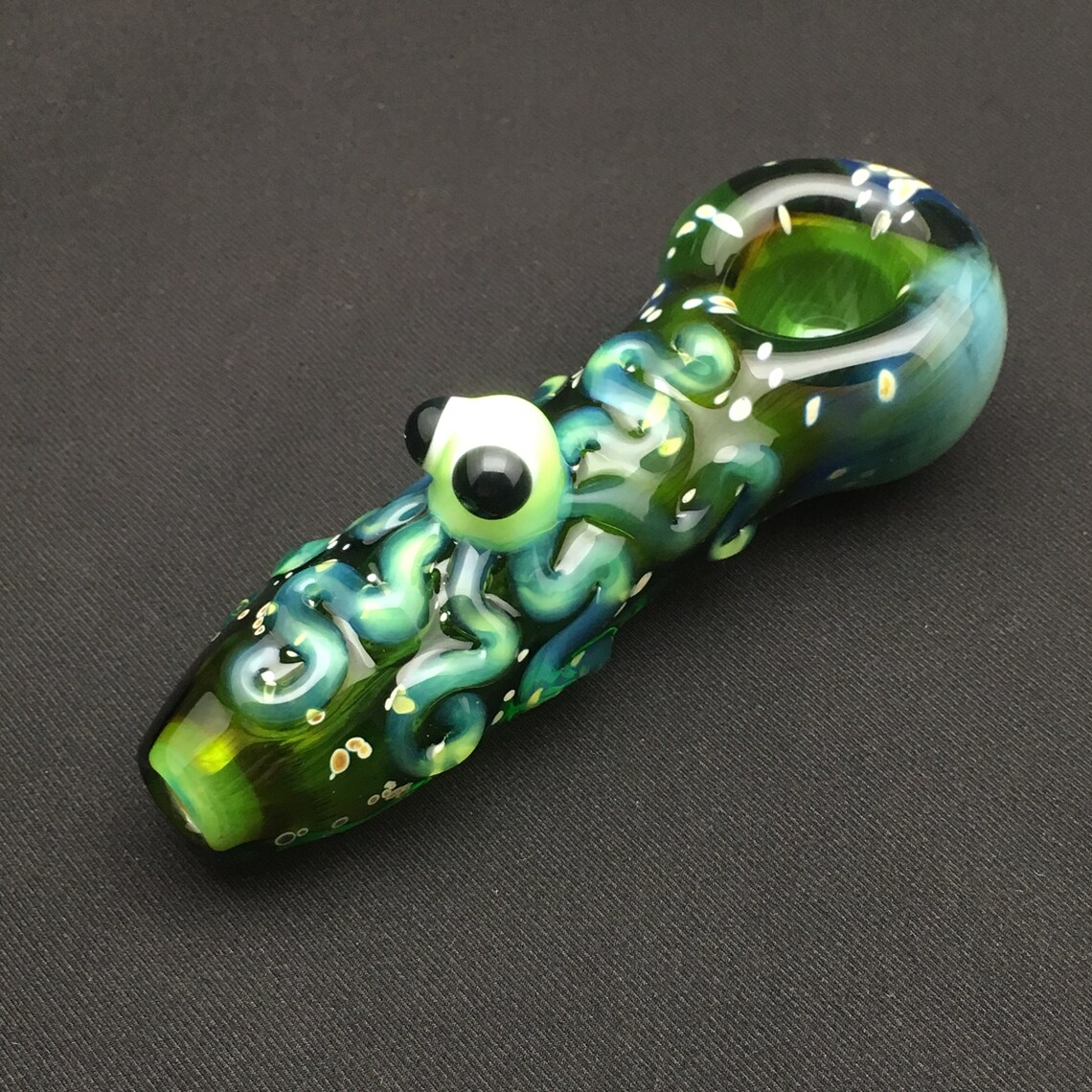 Slyme Octopus Pipe Hand Blown Glass Critter Pipe | Etsy
