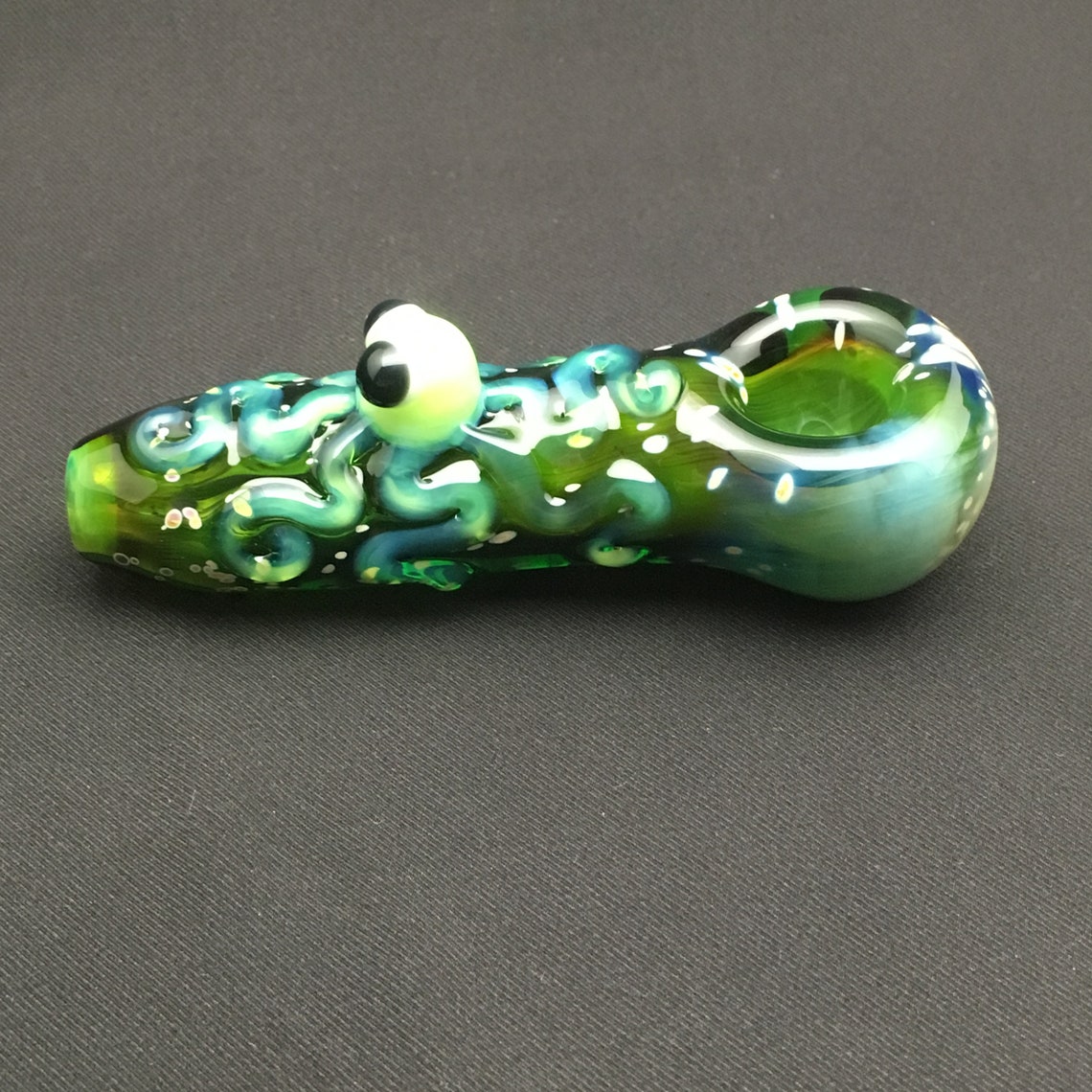 Slyme Octopus Pipe Hand Blown Glass Critter Pipe | Etsy