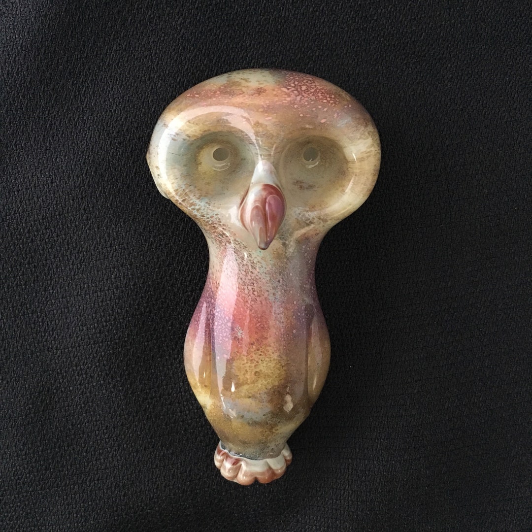 Owl Double Bowl Pipe - Etsy