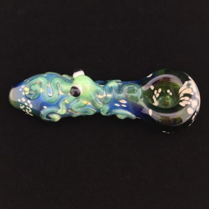 Slyme Octopus Pipe Hand Blown Glass Critter Pipe - Etsy