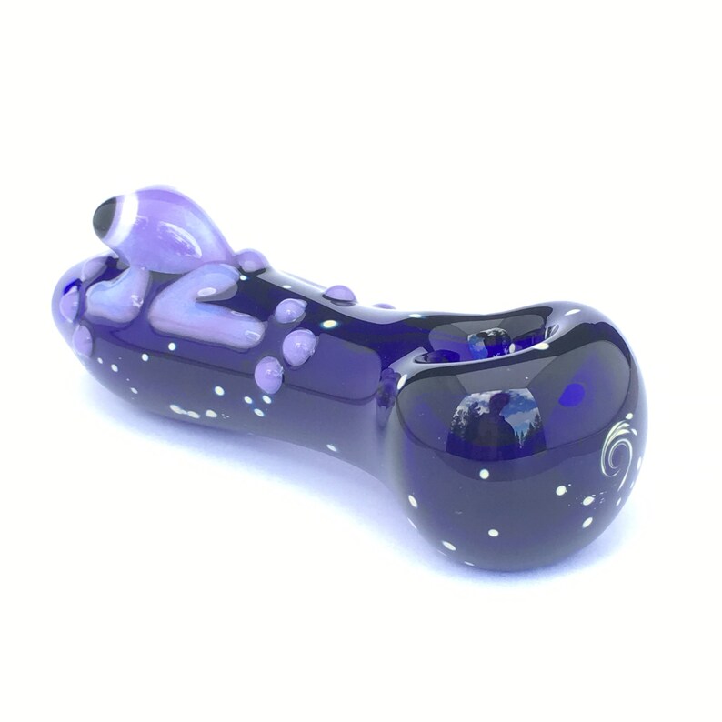 Purple Frog Hand Blown Glass Pipe - Etsy