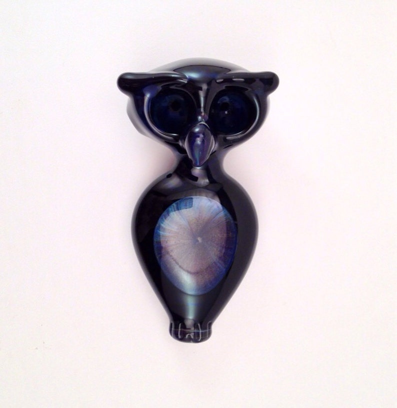 Sparkly Double Bowl Owl Pipe | Etsy