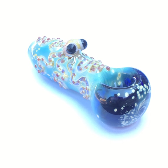 Octopus Critter Hand Blown Glass Pipe | Etsy