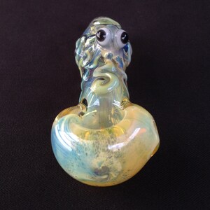 Hand Blown Glass Octopus Pipe - Etsy