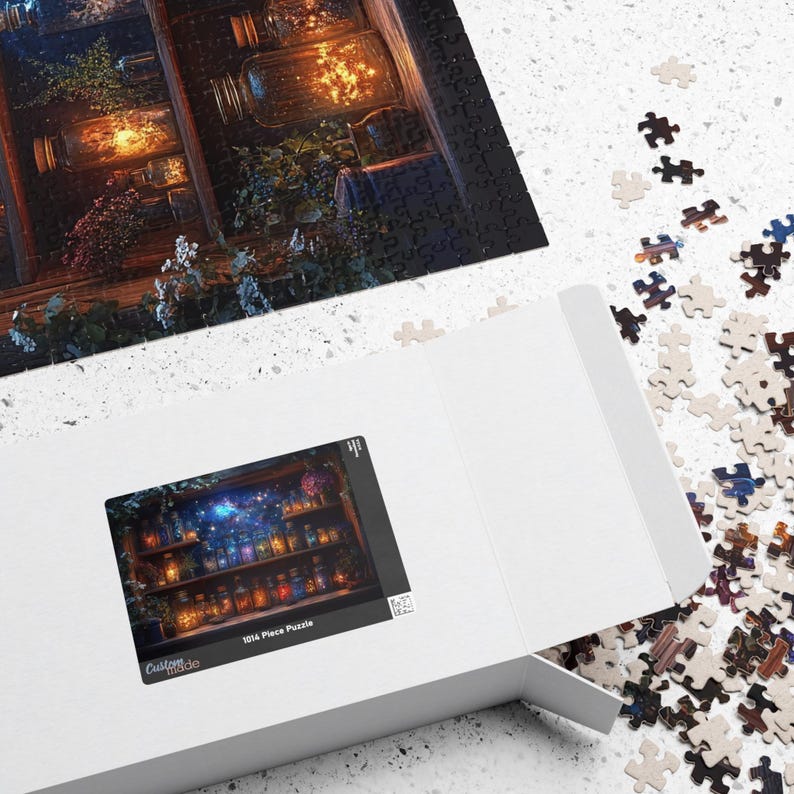 Magical Potion Shelf Jigsaw Puzzle, Wizard Apothecary, Fantasy Art ...