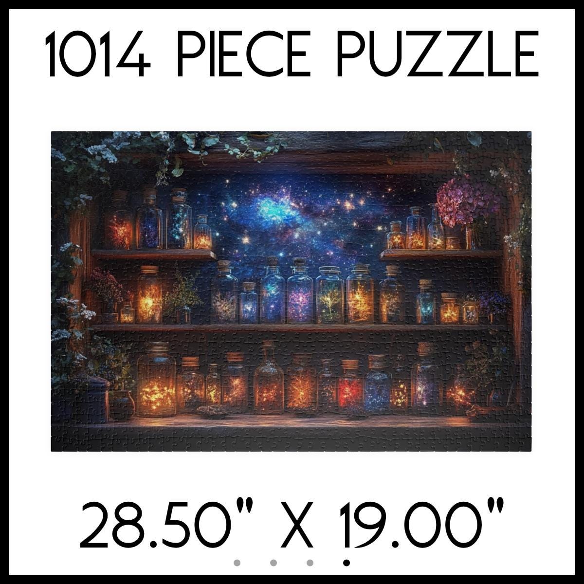 Magical Potion Shelf Jigsaw Puzzle, Wizard Apothecary, Fantasy Art ...