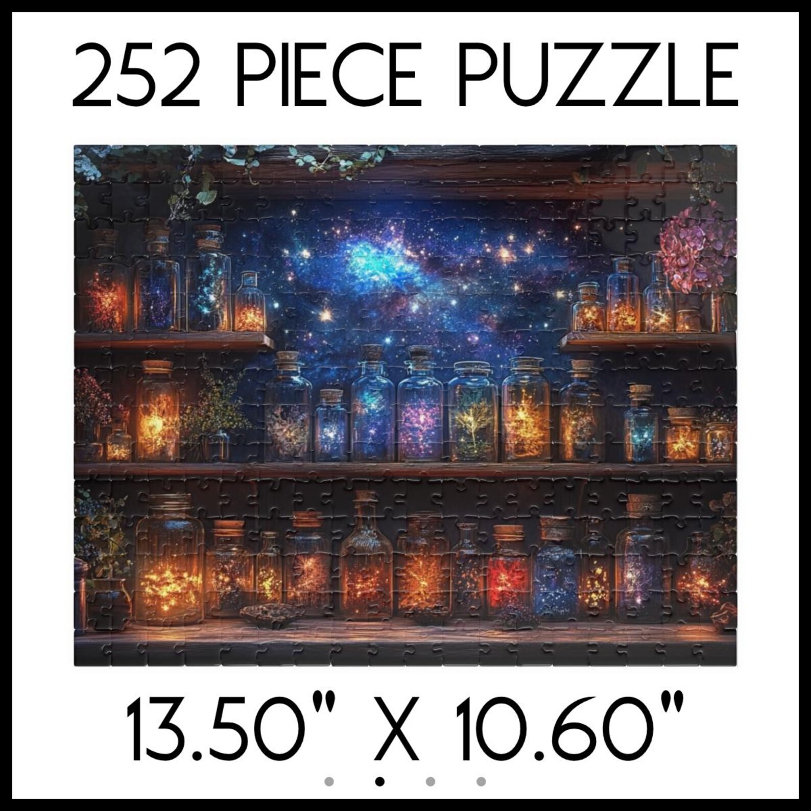 Magical Potion Shelf Jigsaw Puzzle, Wizard Apothecary, Fantasy Art ...
